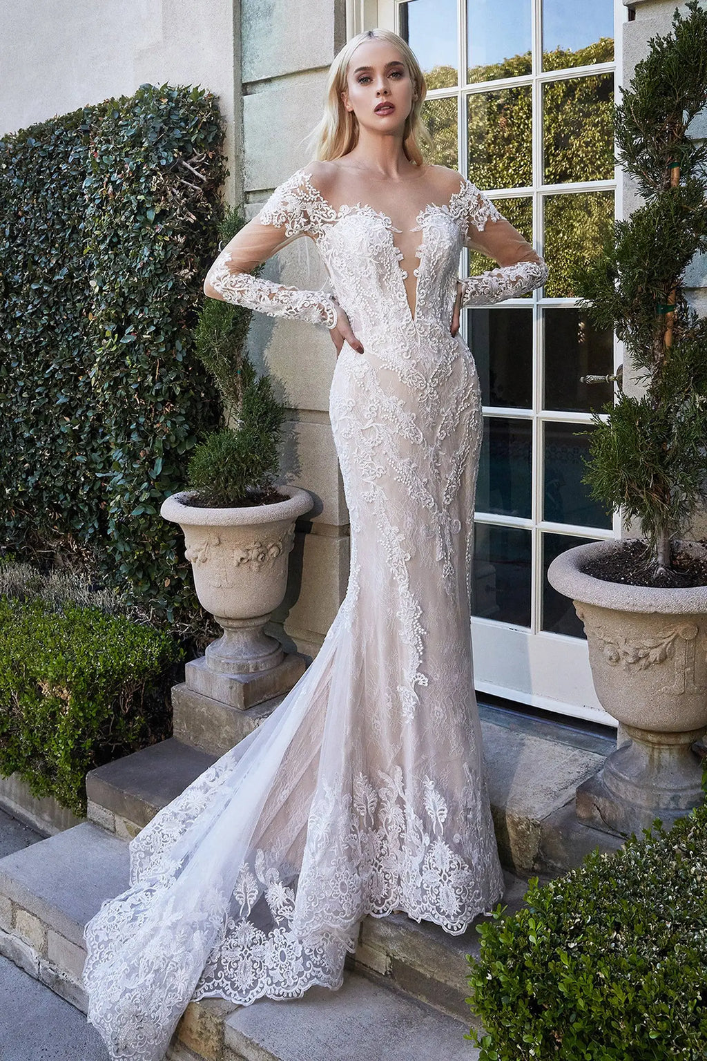 Luxe A1022 Stunning Lace Wedding Gown - NORMA REED